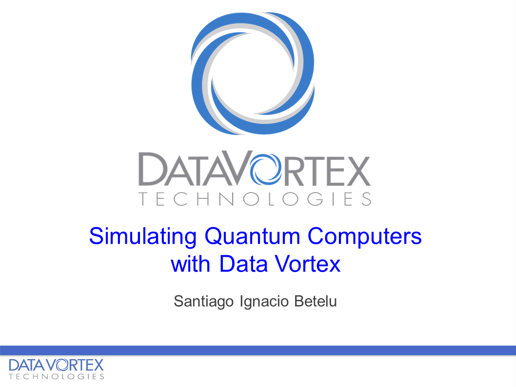 Quantum Computer Simulation | Data Vortex Technologies